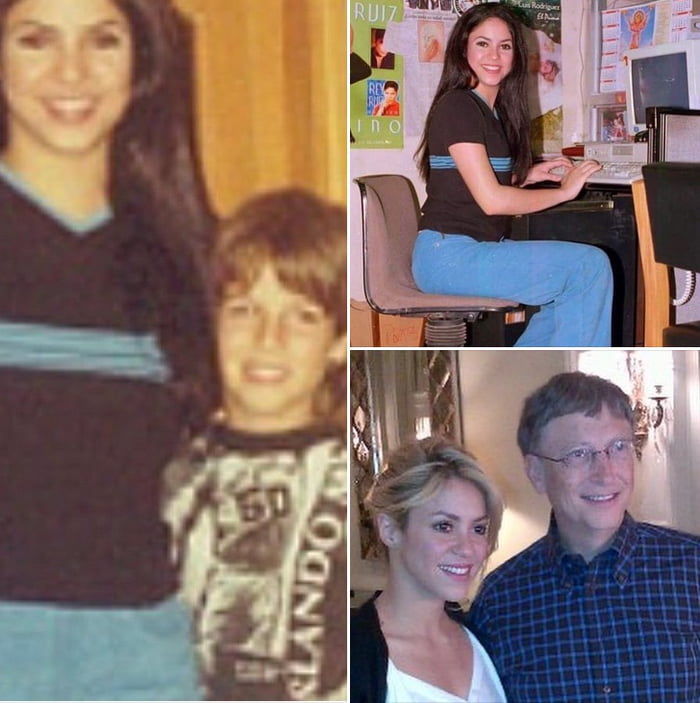 In 1995 Shakira taught a young boy on how to use a computer. That boy ...