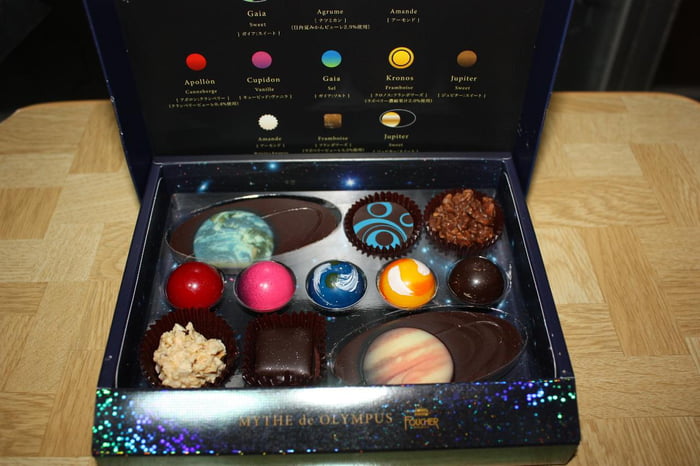Japanese planetary chocolates - 9GAG