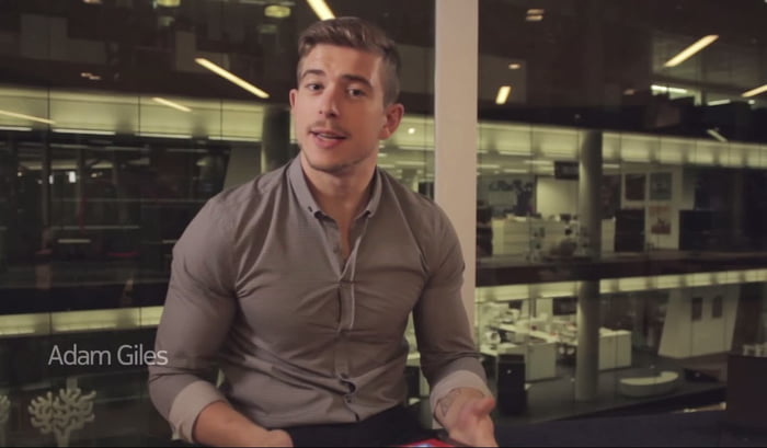 Hunk Adam Giles from Microsoft. Damn I would rip that shirt off. - 9GAG