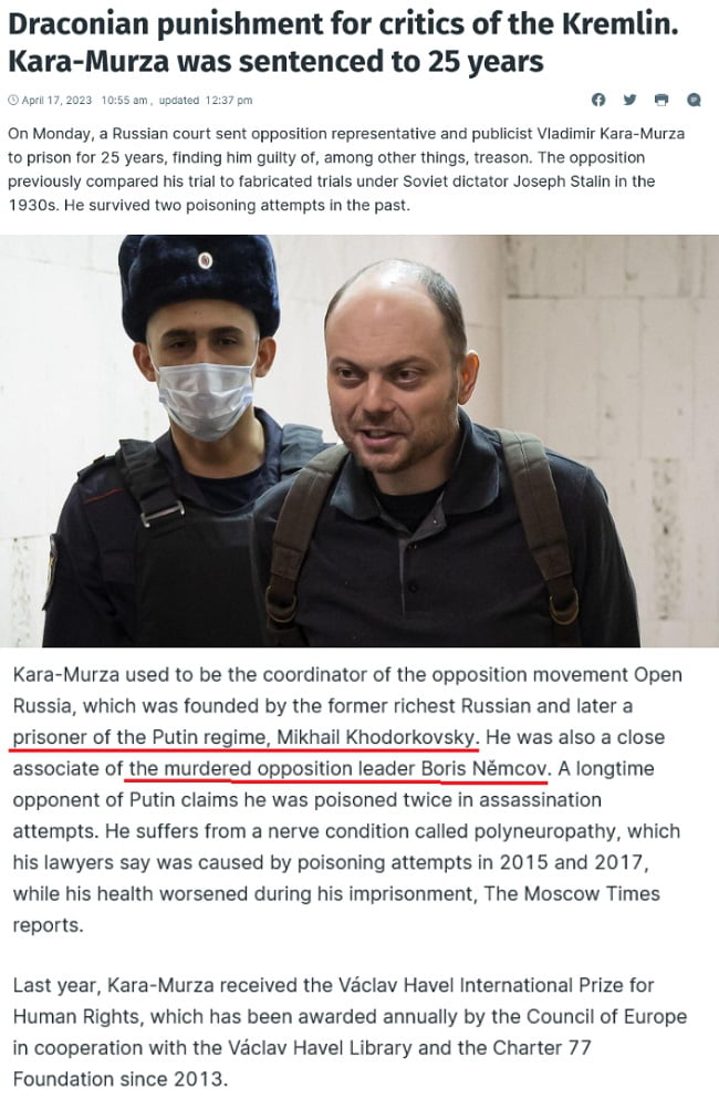 Civil society of Russia = decimated. RU has seen widespread repression ...