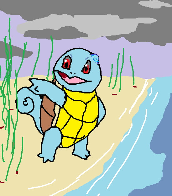 Badly drawing pokemon in paint day 7 - 9GAG