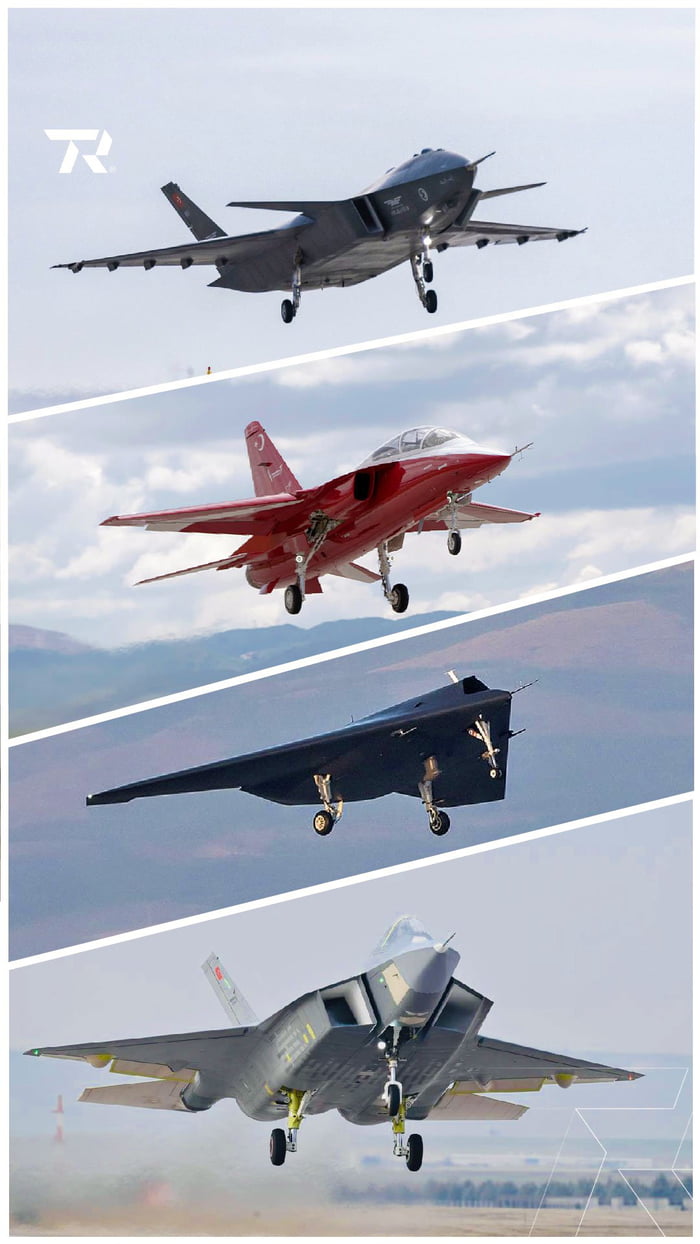 With the maiden flight of TAI Kaan 5th generation fighter jet (the ...