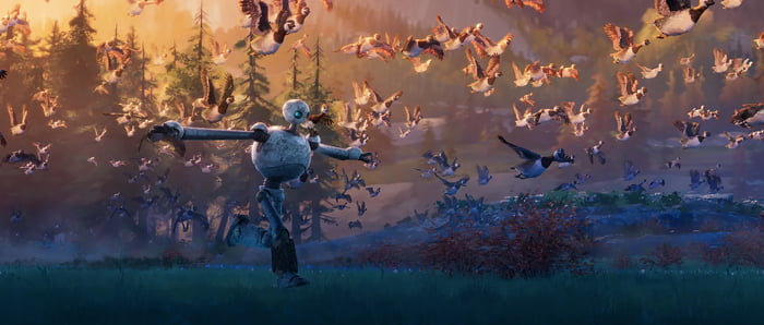 Dreamworks' New Animated Film 'The Wild Robot' Gets Gorgeous First Trailer - 9GAG