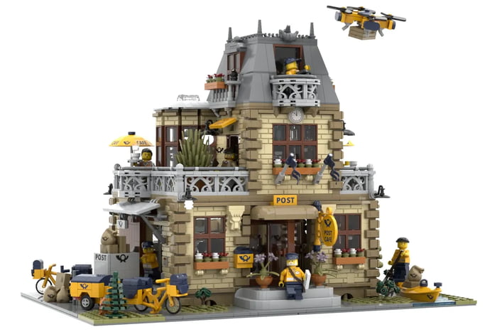 Shout-out to all the postal workers around the world – built a LEGO ...