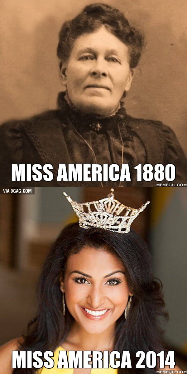 Miss America 1880 vs Miss America 2014 - 9GAG
