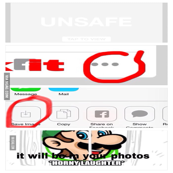 How to See unsafe pics without logging in - 9GAG