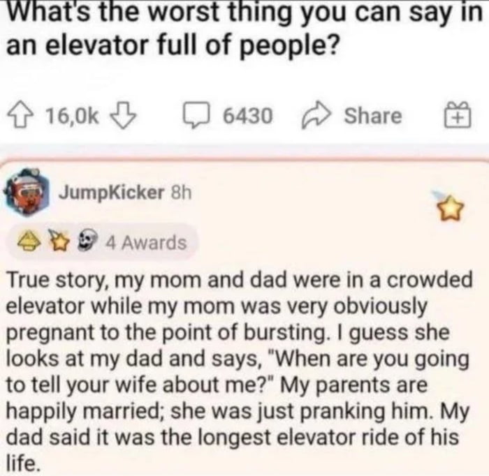 The longest elevator ride ever. - 9GAG