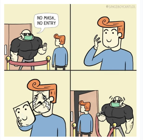 Best Funny mask Memes - 9GAG