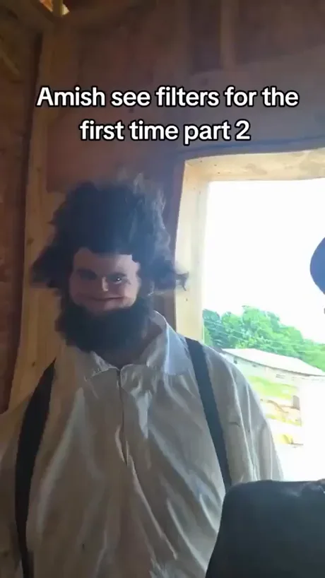 Amish Man Memes Guy Showing Printed Memes To Amish | TikTok