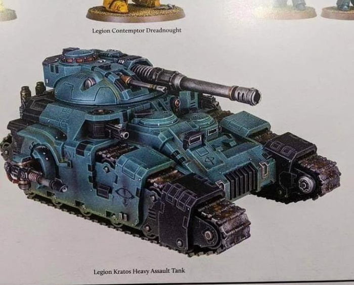 So, the new Kratos Battle Tank for 30K was spotted. Overall, I like it ...