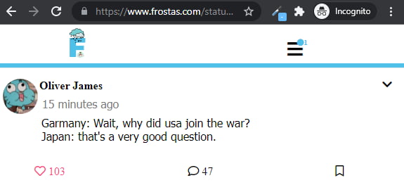 That's a very good question - 9GAG