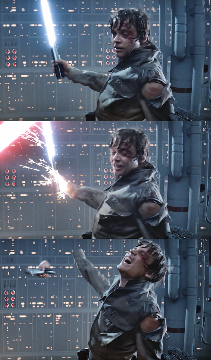 Luke Skywalker loses his hand and lightsaber to Darth Vader - this is still one of the best ...