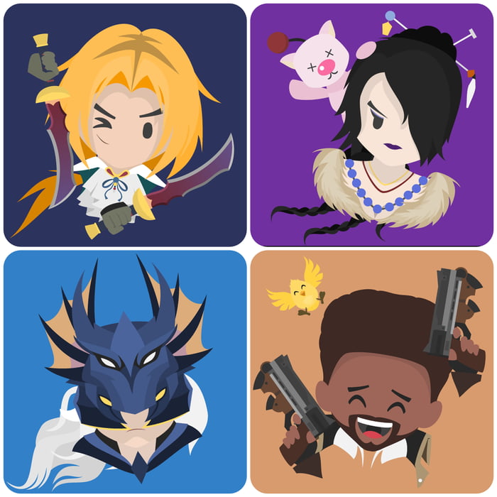 I've made some Final Fantasy icons :) - 9GAG