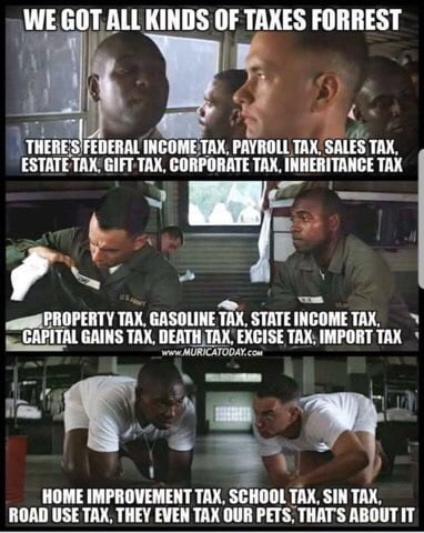 Death and taxes - 9GAG