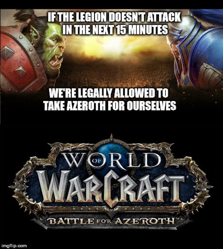 Wow Legion Release Meme