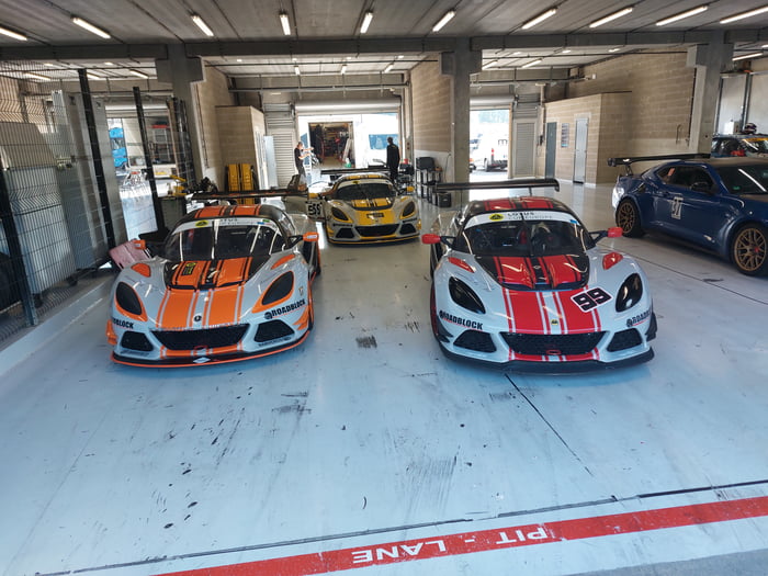 Finally all 3 cars together on track this season. - 9GAG