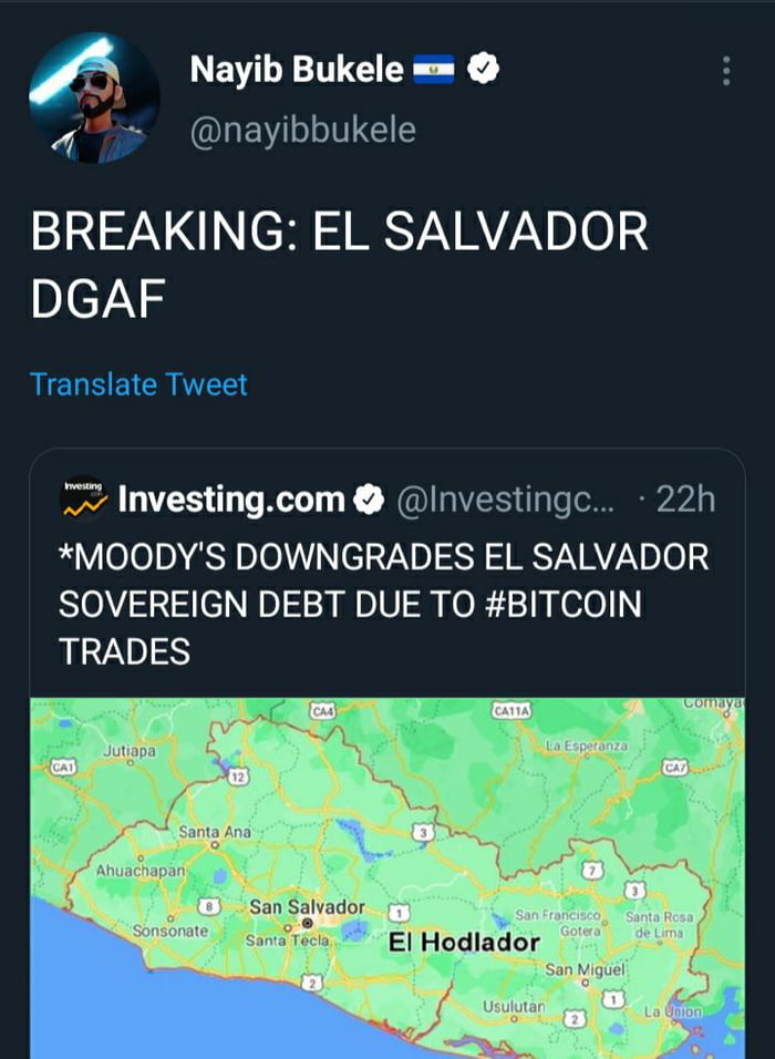 El Salvador's president Nayib Bukele is a based gigachad - 9GAG