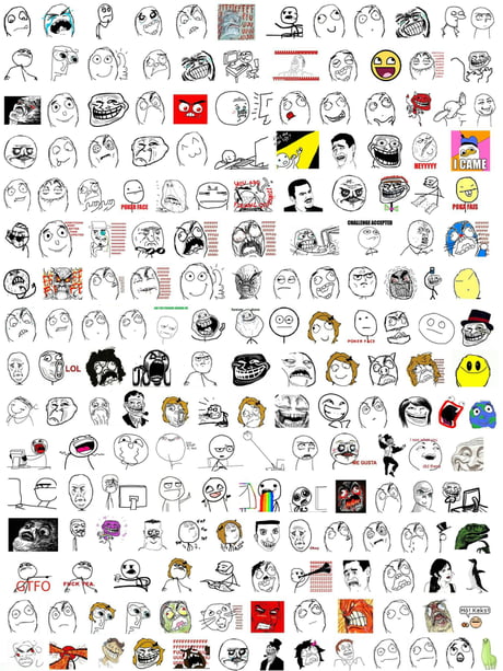 9gag Faces List