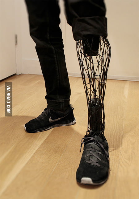 3d printed titanium prosthetic leg - 9GAG