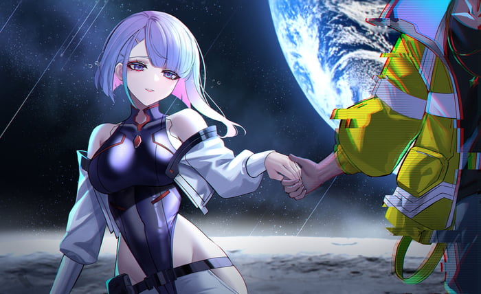Lucy and David on the moon (Cyberpunk Edgerunner) - 9GAG