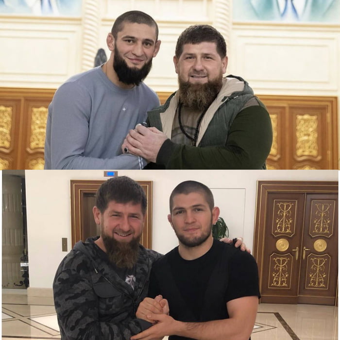 A reminder that both of the Chechen UFC superstars are good friends ...