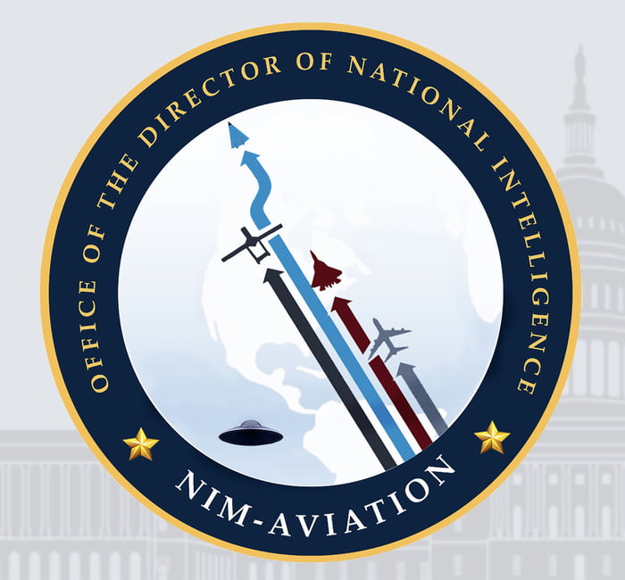 US Airforce NIM Aviation put a flying saucer on their logo. - 9GAG