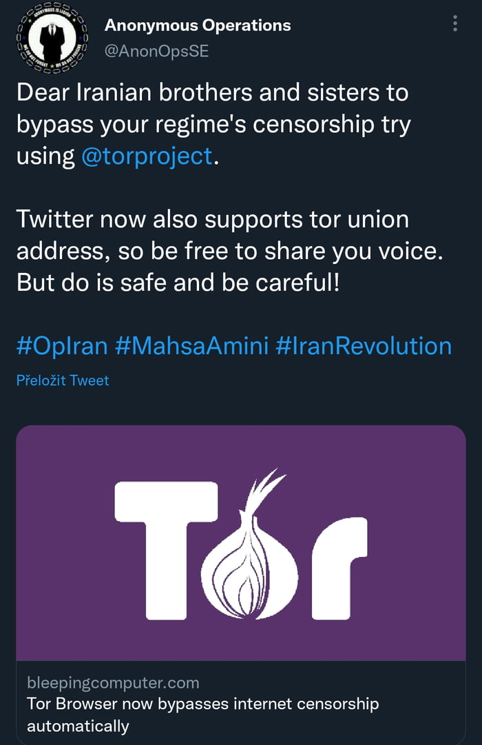 For our Iranian sisters and brothers.. This might help. Link in comments. - 9GAG