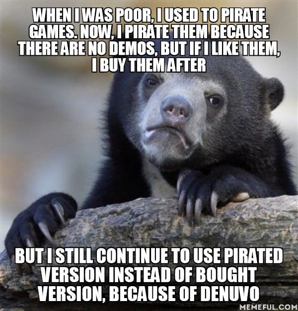 Anti-piracy spyware alone can make you want to pirate... - 9GAG