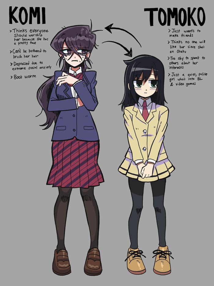 Personality swap: Komi Tomoko - 9GAG