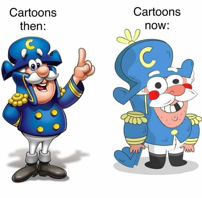 When cartoon characters go through 'character development' - 9GAG