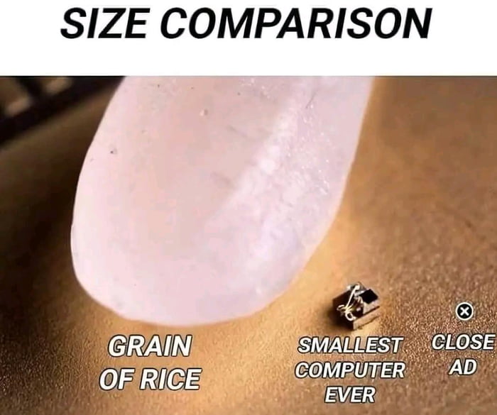 My finger is bigger than that close ad button. - 9GAG