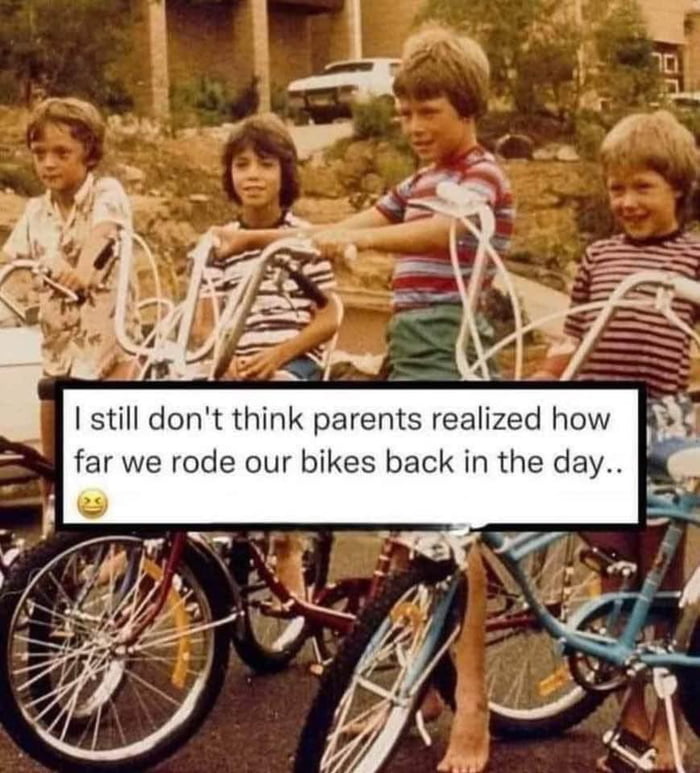 Back in the day without e-bikes - 9GAG