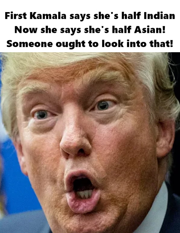 Come on Kamala, there's just no way you can be two things at once! - 9GAG