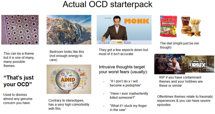 Actual OCD starter pack - 9GAG