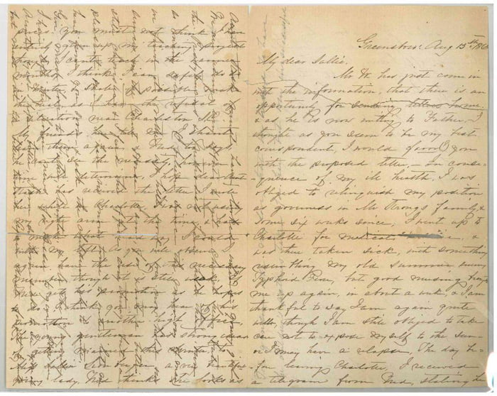 This letter is part of a Civil War prize case file. It was among the ...