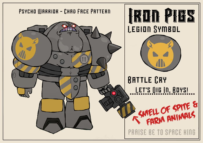Psycho-Warriors Legion: Iron Pigs (The Vox is full of Expletives and ...
