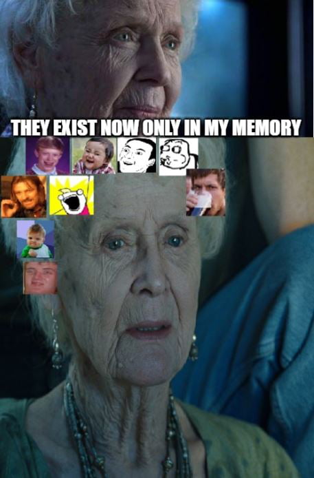 When you're scrooling and remember the good old memes - 9GAG