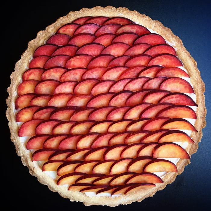 Baker Creates Geometric Pies With Mesmerizing Colors and Patterns - 9GAG