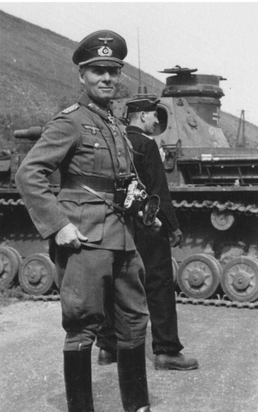 Erwin Rommel during his tenure as commander pf 7th Panzer Division ...
