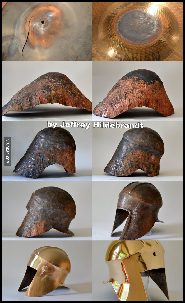 Making Illyrian Helmet Form Drums Cymbals... - 9GAG