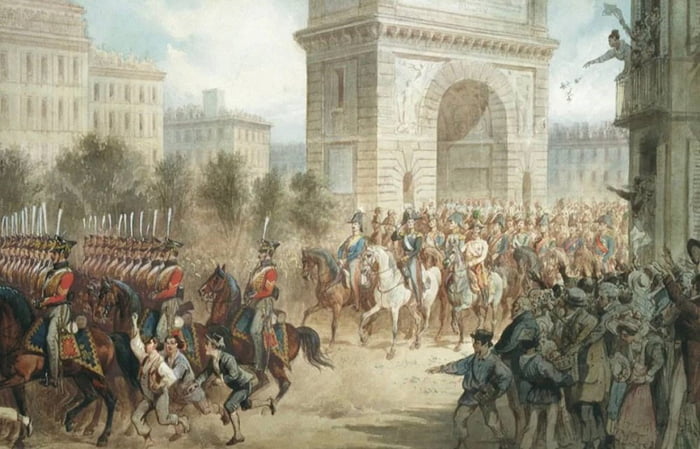 March 31, 1814 Russian troops led by Emperor Alexander I triumphantly ...