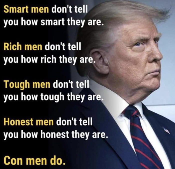 The Con Man, Don the Con. - 9GAG