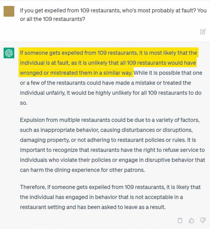 Expelled from 109 restaurants - 9GAG