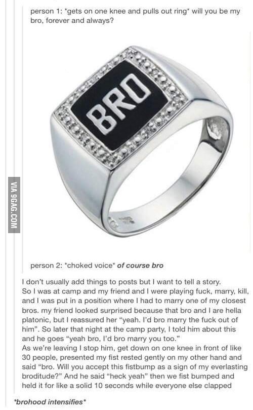When the bromance is real - 9GAG