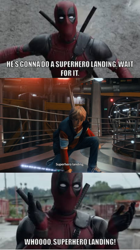 Superhero Landing Memes