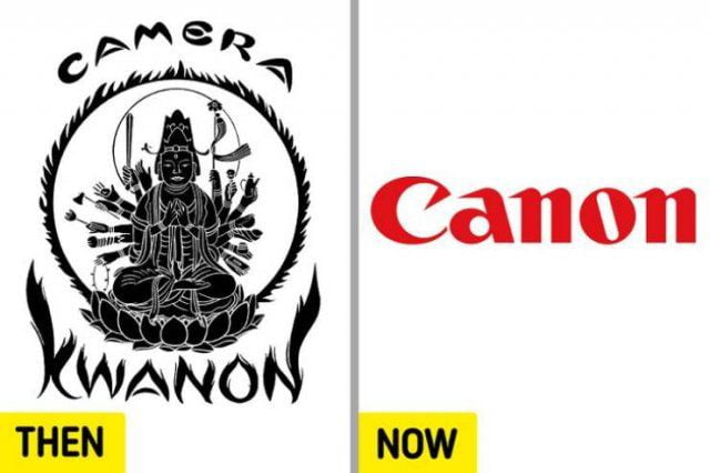 Canon’s original logo, from 1934, depicts a Bodhisattva Kwanon and a ...