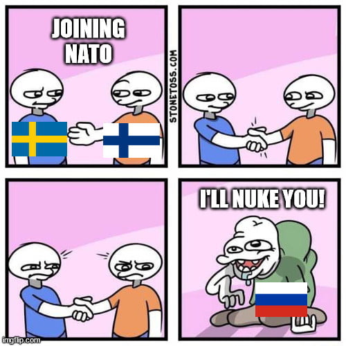 When you start a war to avoid NATO gaining a member, only for NATO to ...