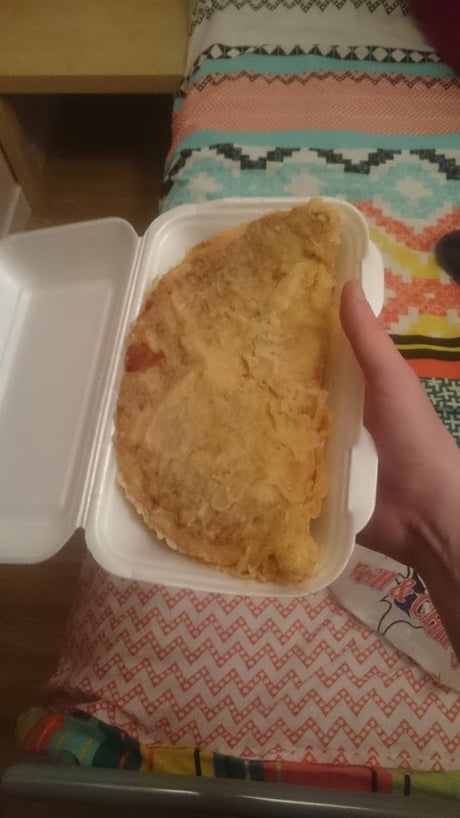 Scottish Deep Fried Pizza
