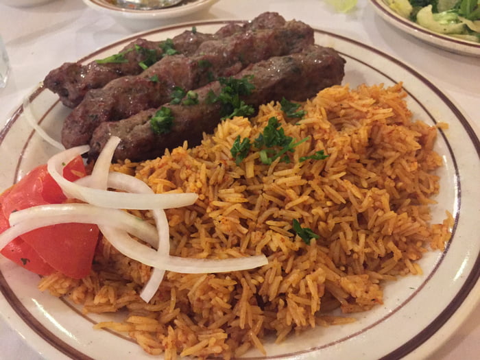 Kufta Kebab with Spicy Rice - 9GAG