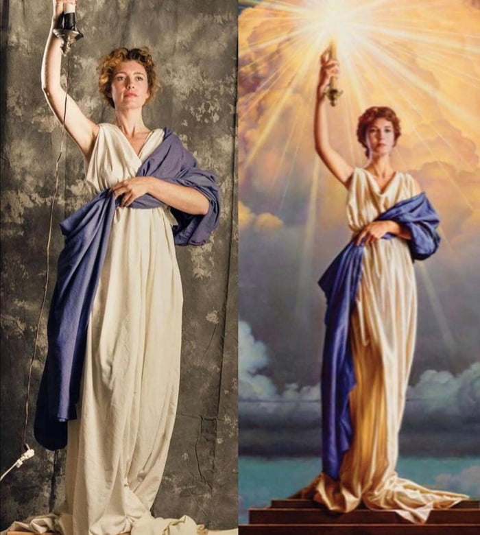 28 yr old Jenny Joseph modeling for what would become Columbia Pictures ...